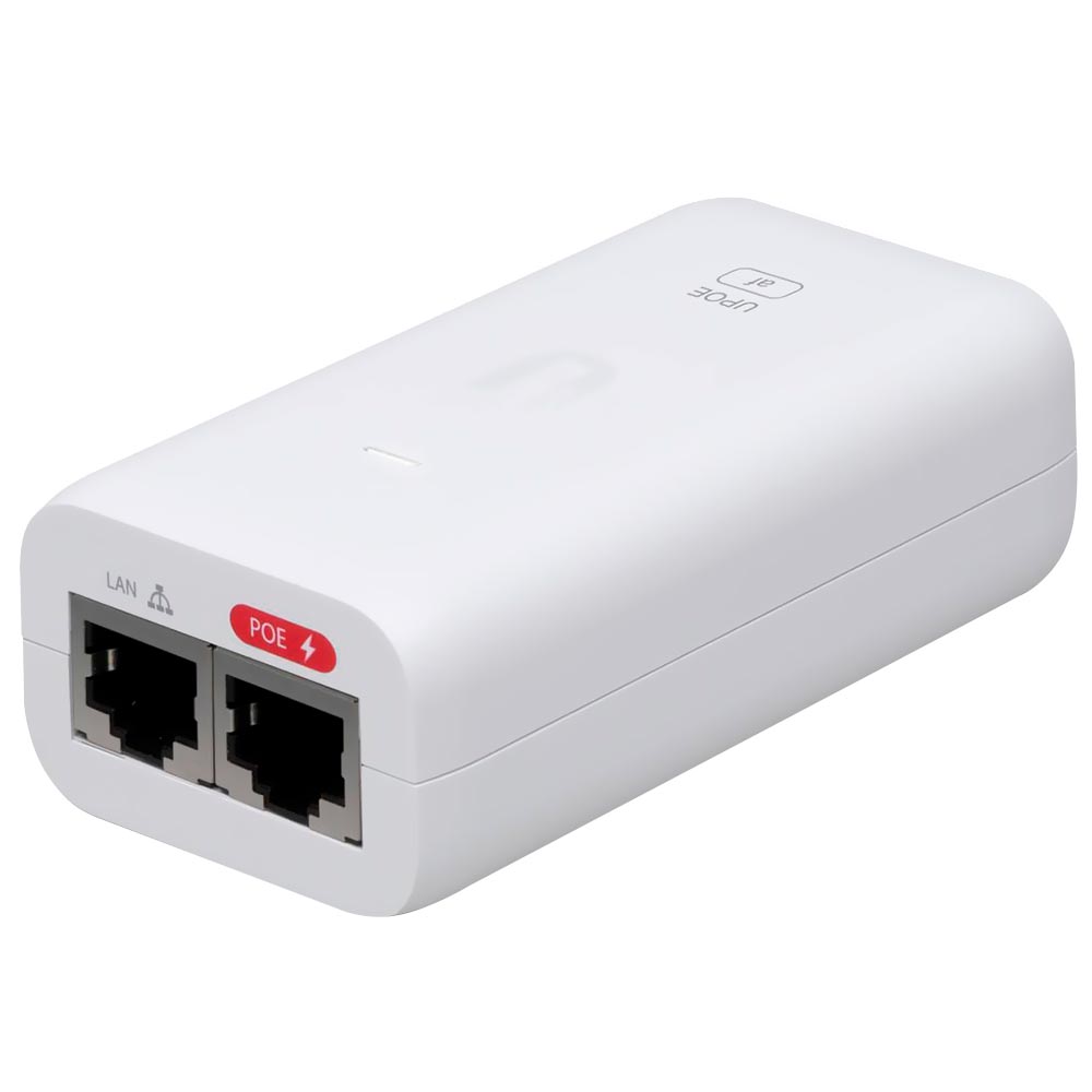 Fonte UBNT U-POE-AF-BR Poe Injector 48V Gigabit / 0.5MP - Branco ...