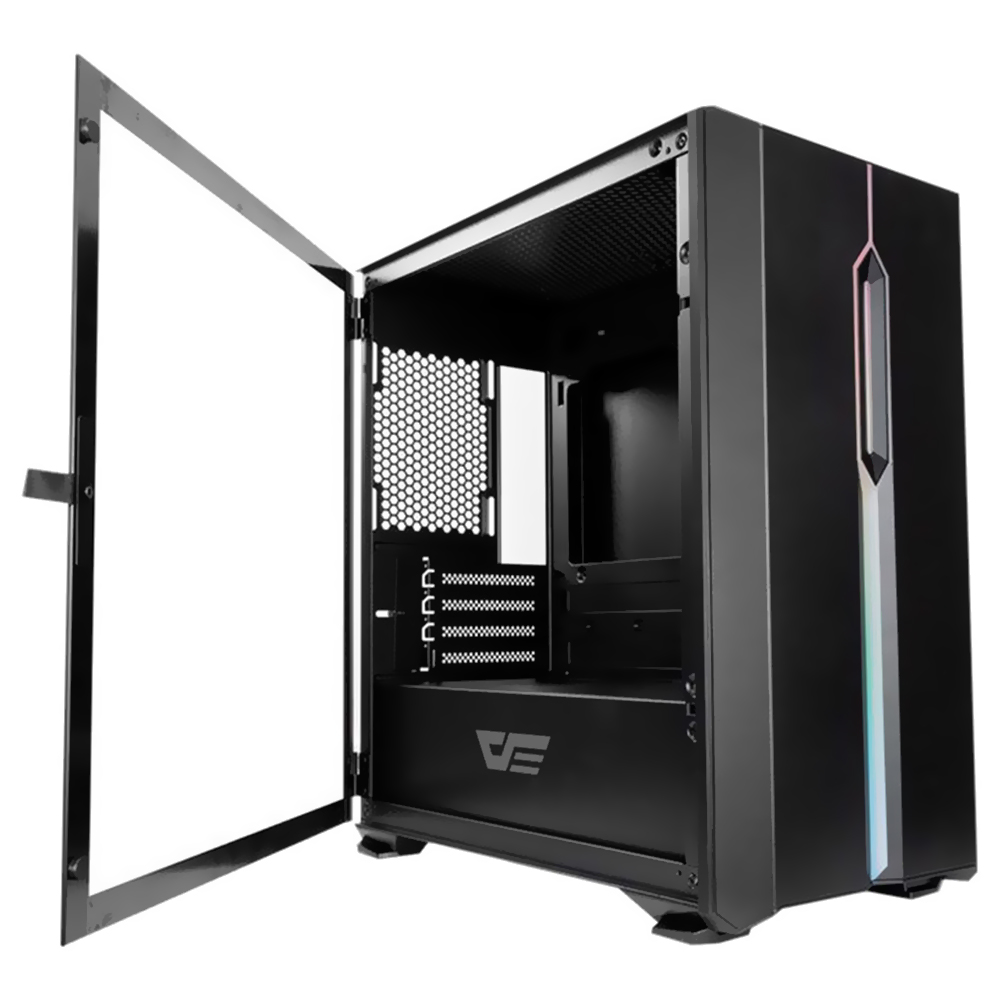 Gabinete Gamer darkFlash DLM23 - Preto | DARKFLASH | Visãovip Informática